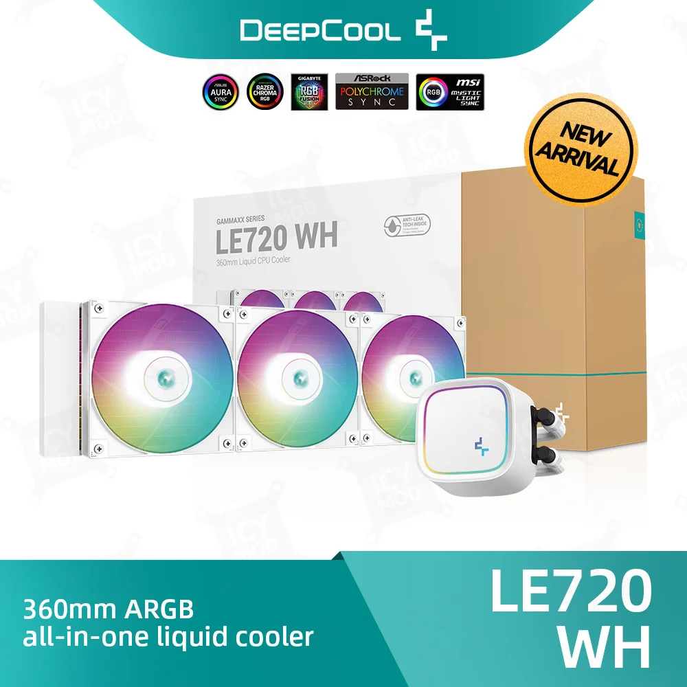 Deepcool-CPU-Wasserk-hler-All-in-One-Le720-DIY-Fluid-Gaming-Loop-CPU ...