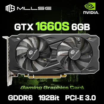 MLLSE GTX 1660 Super 6GB Graphics Card GDDR6 192 Bit PCI-E 3.0×16 8Pin ...