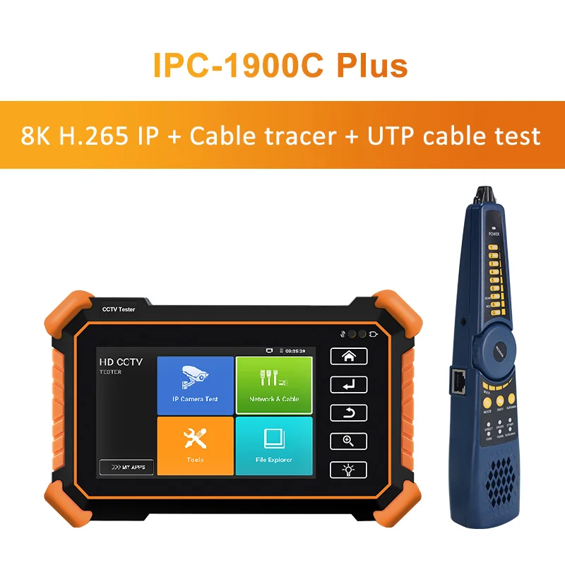 Probador de cámara IP CCTV de 4 pulgadas, probador IPC de 8K con ...