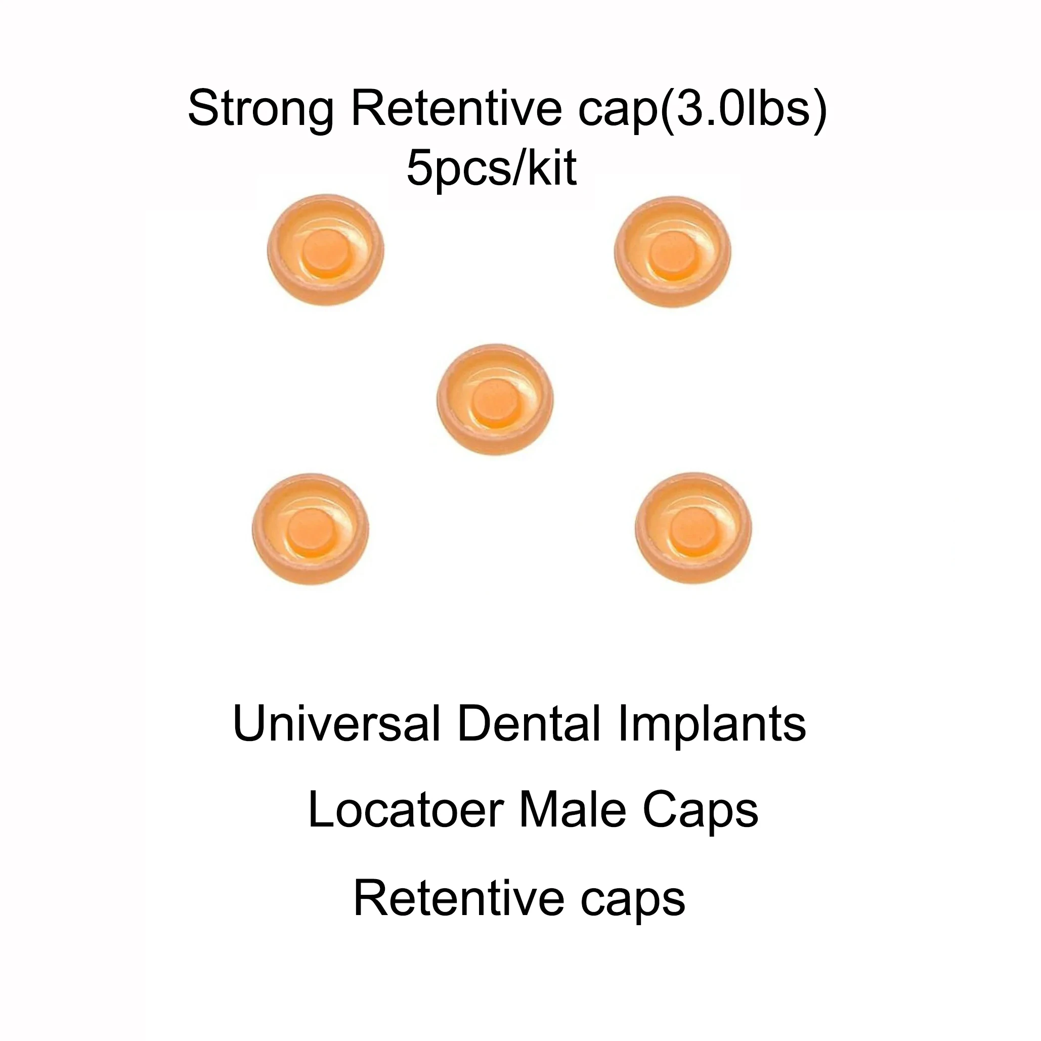 Dental-Implant-Strong-Retentive-Caps-LOCATOR-Male-Processing ...
