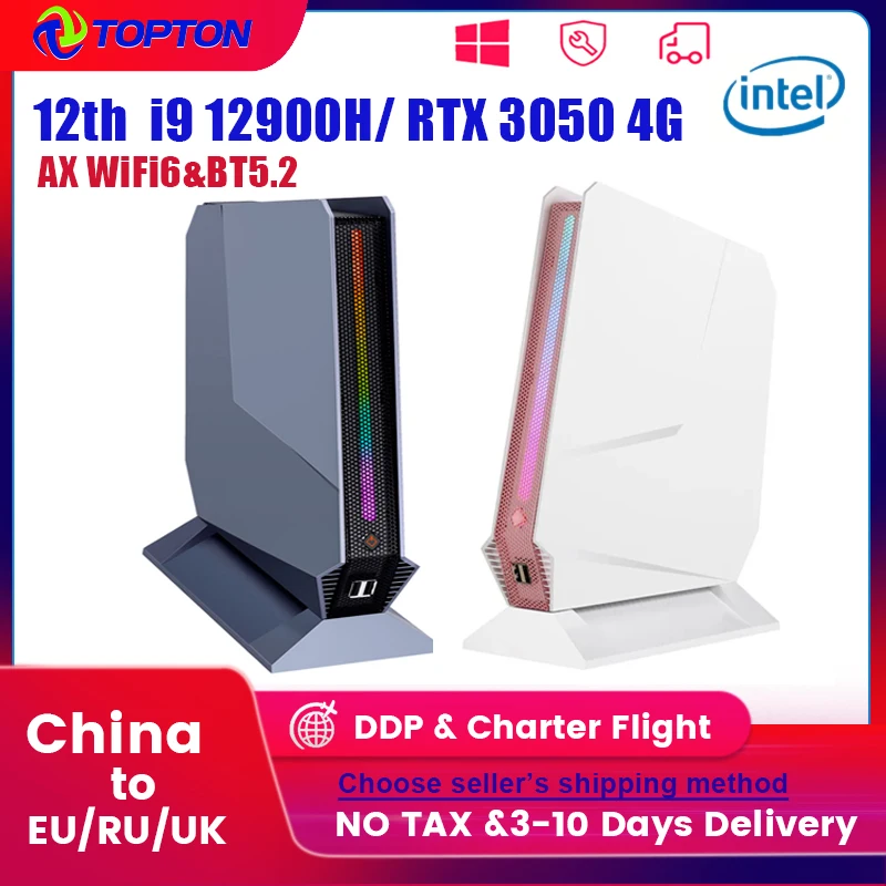 2023 Mini Pc Gamer 12th Gen Intel I9 12900h I7 12700h Nvidia Rtx 3050 4g Pcie4.0 2xddr4 Windows ...
