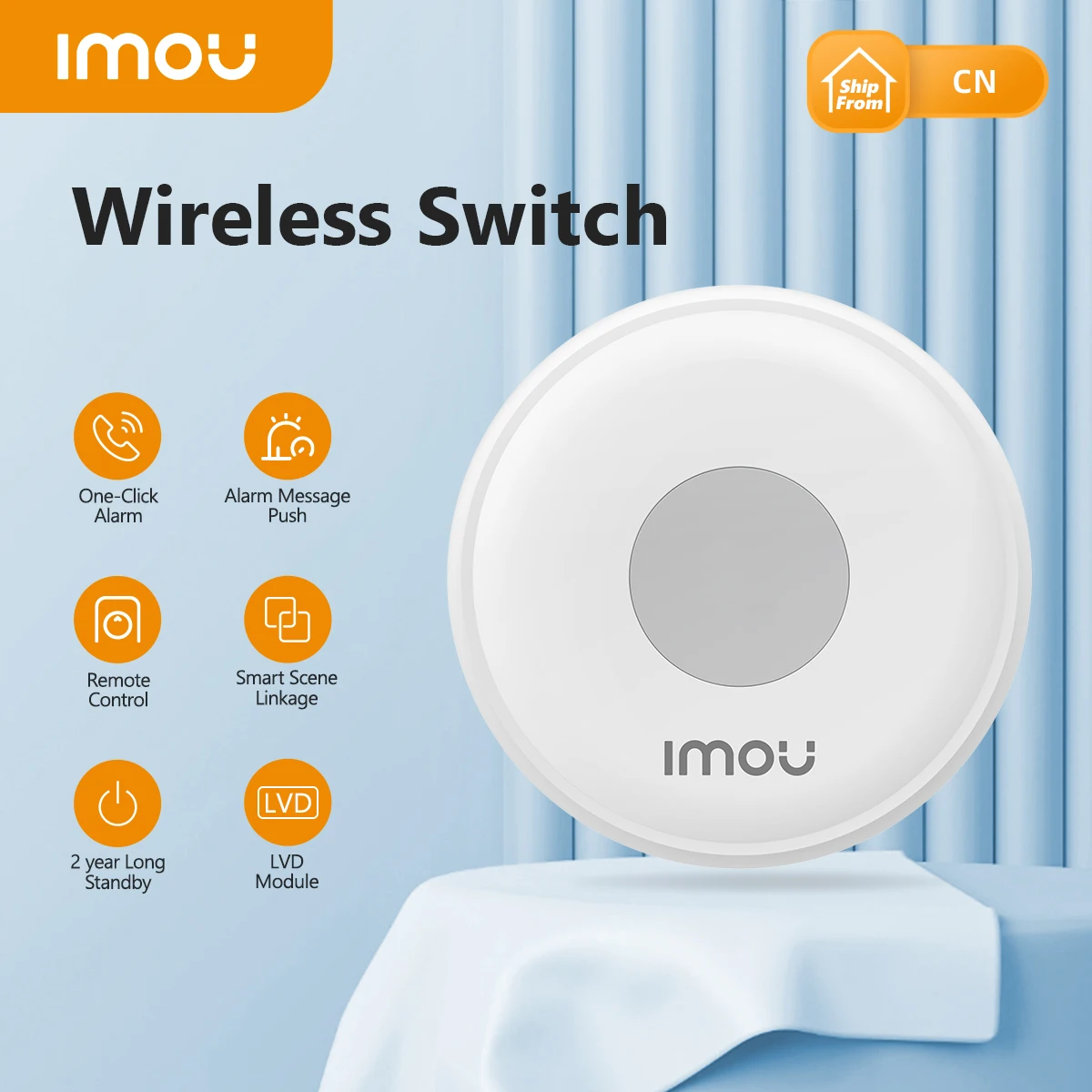 Imou-Smart-Wireless-Switch-Emergency-Button-ZigBee-3-0-Wireless-Remote-Control-LVD-Module ...