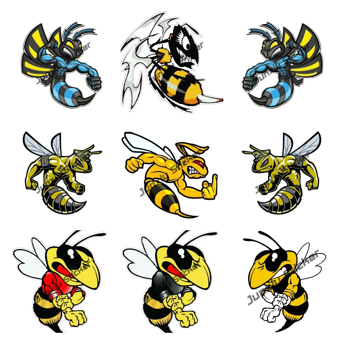 Stinger-Bee-BLACK-SHIRT-Pairs-Decal-A-Lovely-Little-Bee-PVC-Car-Sticker ...
