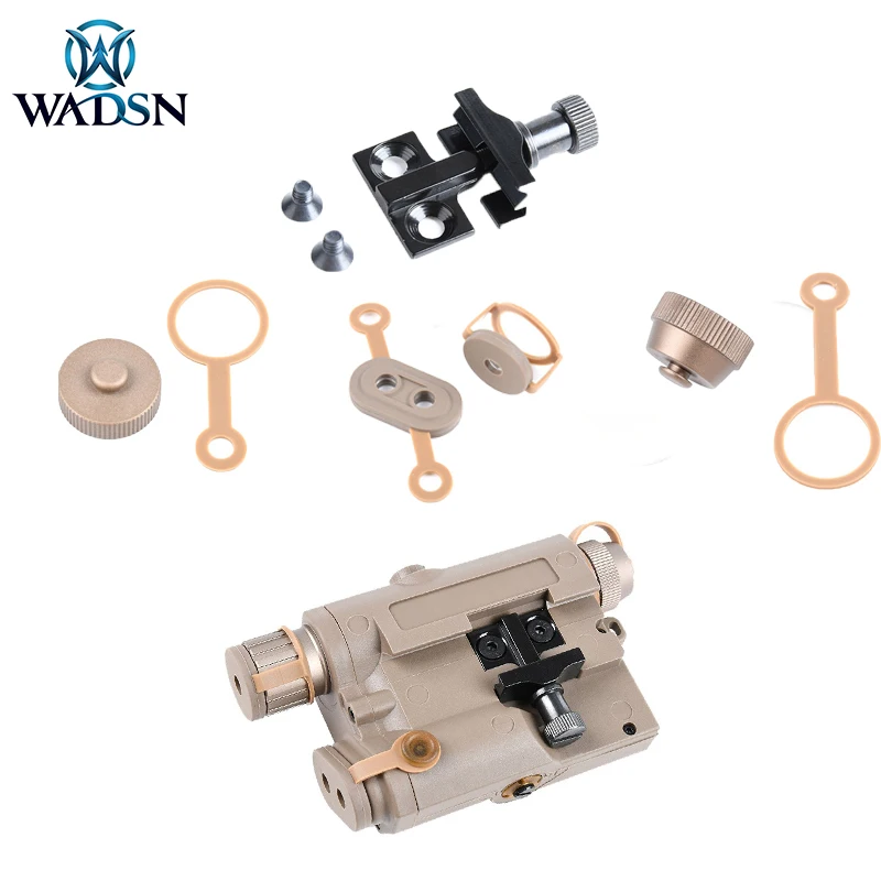 Wadsn-Tactical-PEQ-15-LA-5C-Red-Dot-Laser-Battery-Cover-Hunting-Light ...