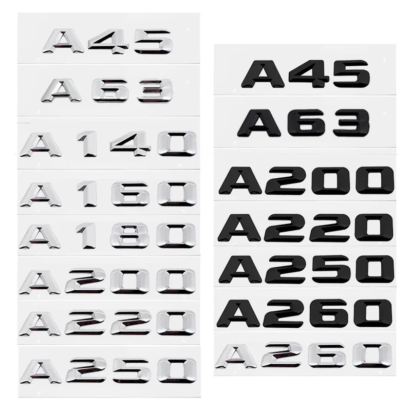 Car-Tailgate-Sticker-Rear-Trunk-3D-Letter-Emblem-Badge-for-Mercedes ...