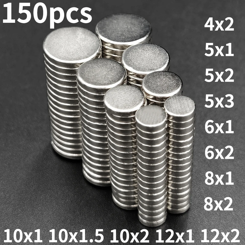5x2-5x3-6x1-6x2-4x2-5x1-Neodymium-Magnet-NdFeB-Round-Super-Powerful ...