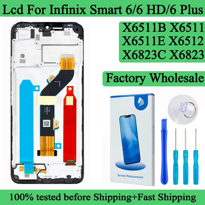 X6511B-X6512-X6823C-Premium-Lcd-For-Infinix-Samrt-6-Display-Smart-6-HD ...