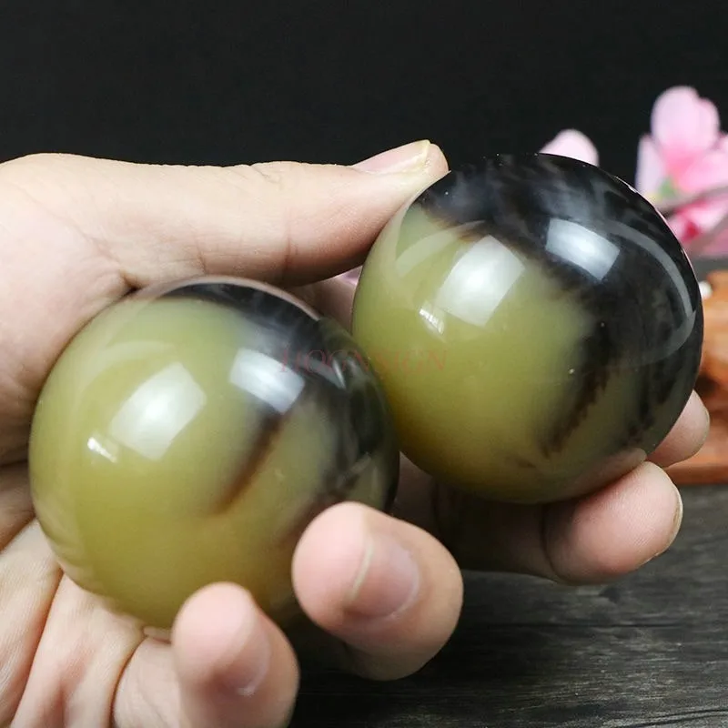 Bull horn solid ball muscle relaxation fitness ball handball middle ...