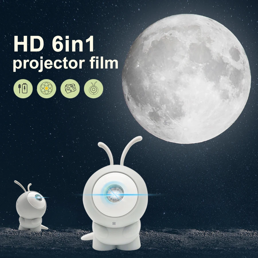 6-IN-1-Cute-Creative-Galaxy-Moon-Projector-Night-Light-360-Rotatable ...