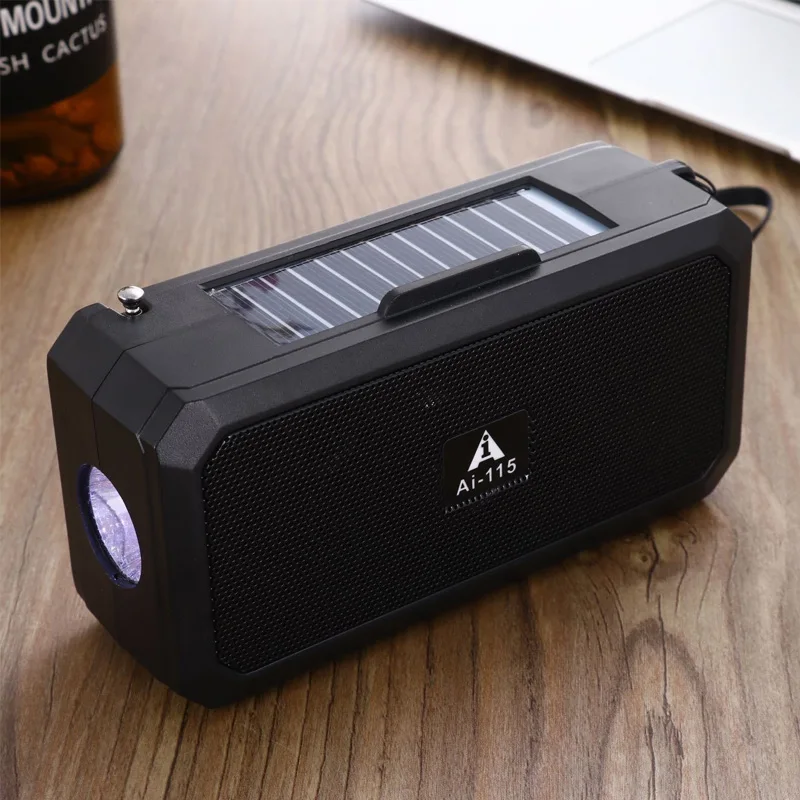 Linterna-LED-con-2-paneles-de-carga-Solar-altavoz-multifuncional-con ...