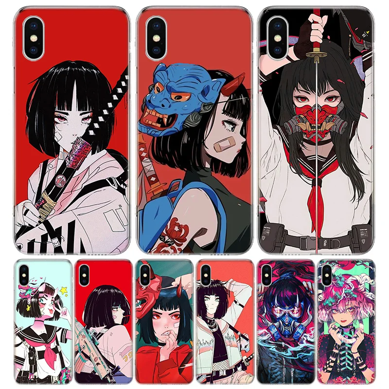 Japanese-Style-Anime-Girl-Silicon-Call-Phone-Case-For-Apple-iPhone-11 ...