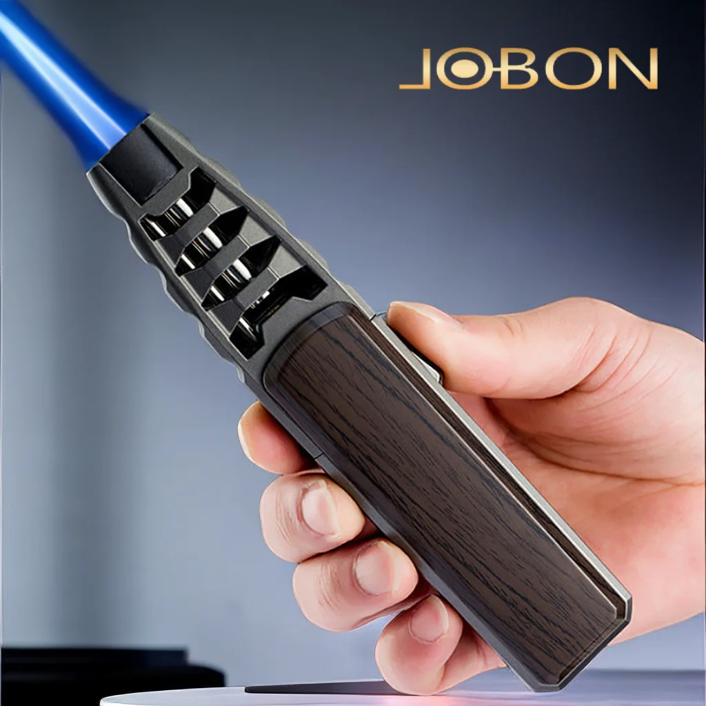 JOBON-Metal-Outdoor-Windproof-Butane-Gas-Turbine-Torch-Blue-Flame ...