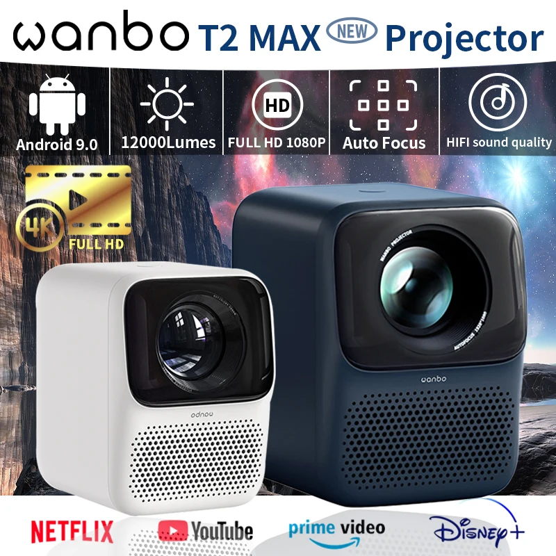 Wanbo-T2-Max-NEW-Projector-Full-Hd-4K-Auto-Focus-Projector-12000-Lumens ...