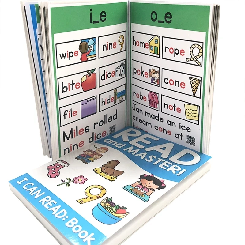 New Hot 107 Phonics English Root Sentence Word Flash Cards Natural ...