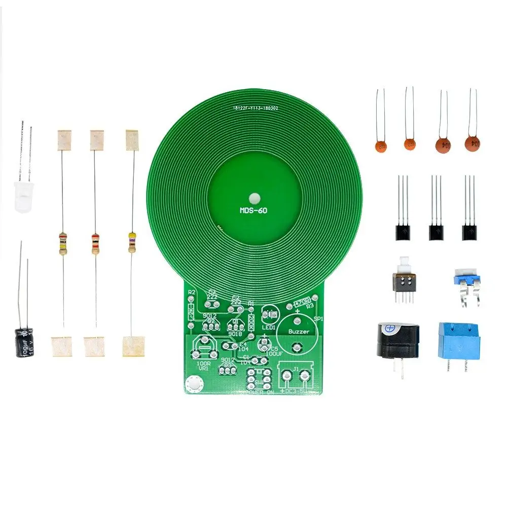 DIY-Kit-Metal-Detector-Kit-Electronic-Kit-DC-3V-5V-60mm-Non-contact ...