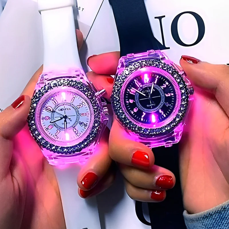 Fashion-Sport-Watches-Glowing-In-Dark-Luminous-Couple-Watch-Women ...