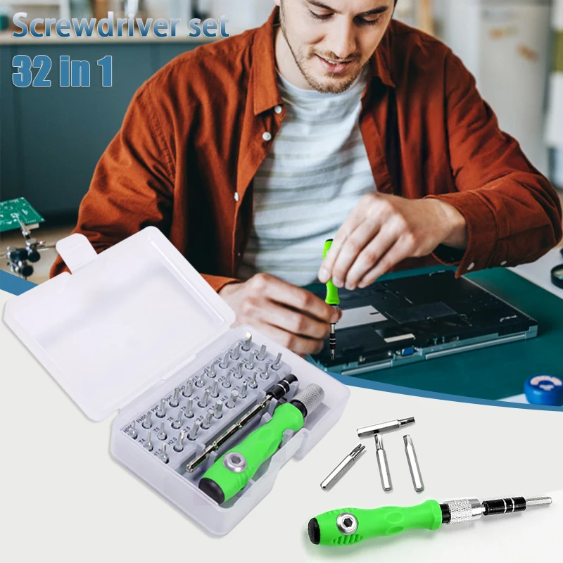 32 in 1 Multifunctional Screwdriver Set Mini Small Screwdriver Torx ...