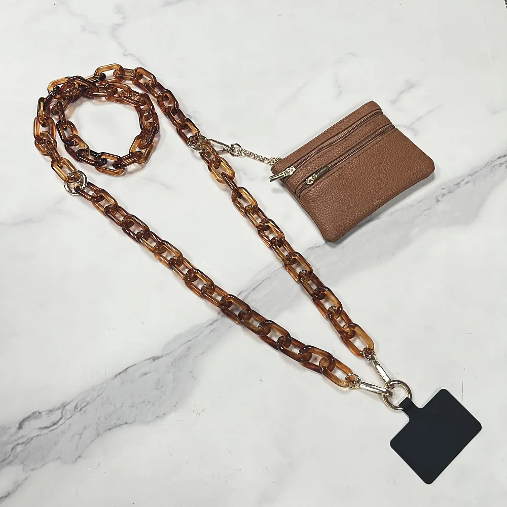 Universal Phone Chain with Wallet Hands-Free Carrying and Adjustable ...