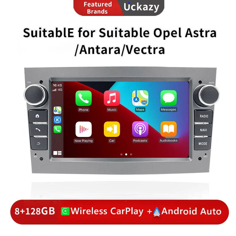 2-din-Android-12-Car-Radio-Multimedia-For-Opel-Vectra-C-Zafira-B-Corsa ...