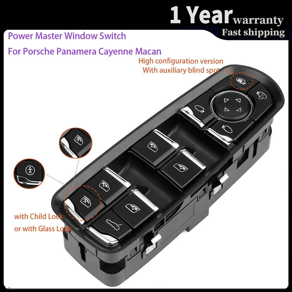 Master-Window-Control-Switch-High-Configuration-Electric-Button-with ...