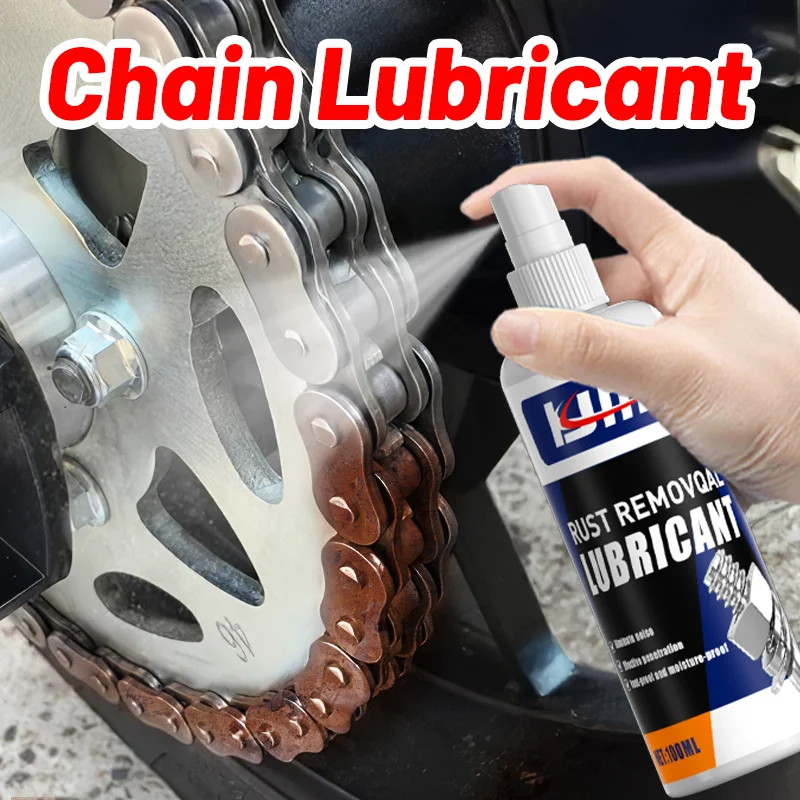 100ML Motorcycle Chain Lubricant Spray - Rust Removal, Lubrication ...