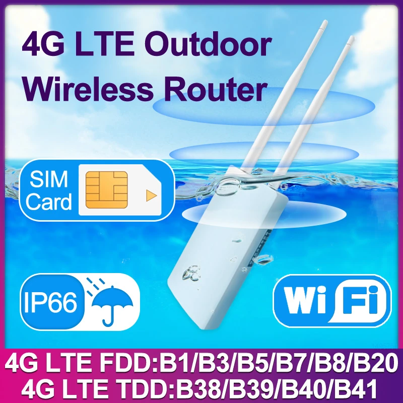 Impermeável Smart Wireless Router, Antena Externa, Modem, Antena ...