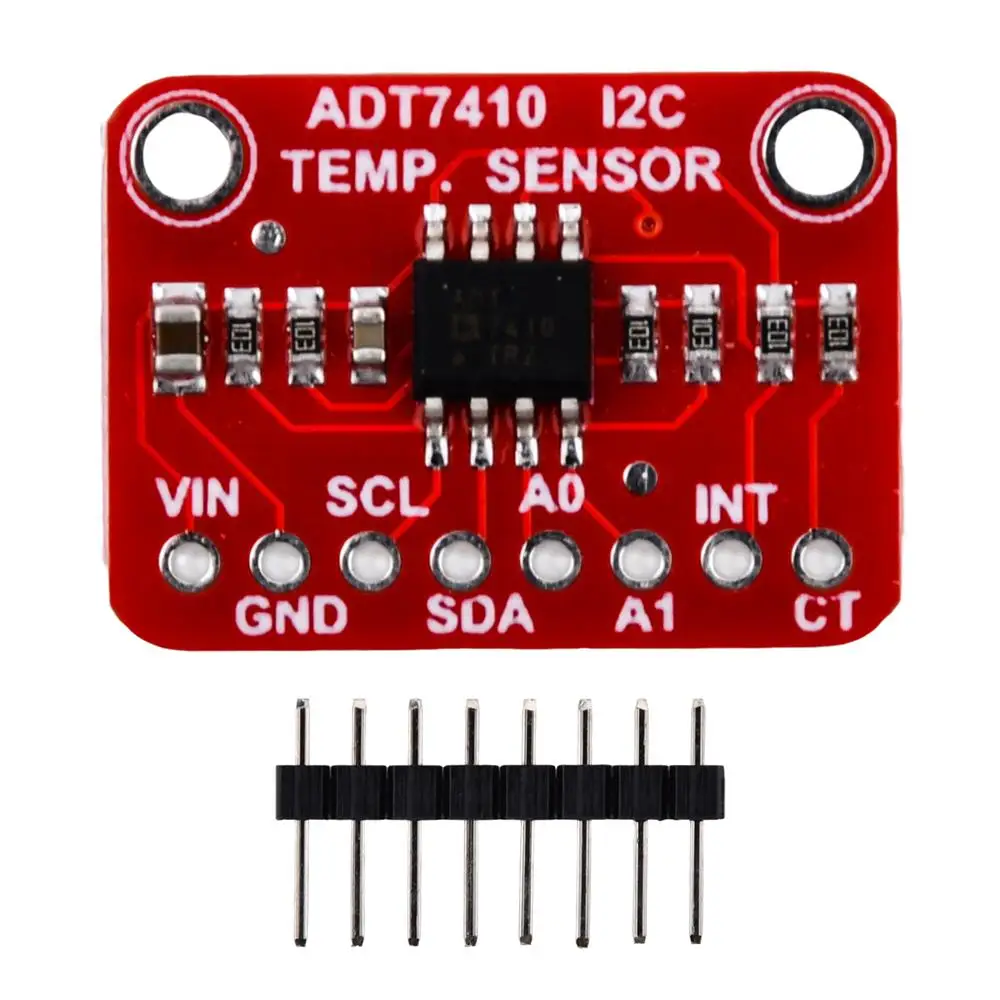 Adt7410 Nagy Pontosság I2C Hőmérséklet-Érzékelő Kitörési Tábla 16 Bit Nagysebességű Interfész ...