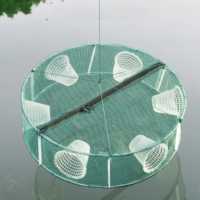 Fish and Shrimp Cage Fishing Net Cage Foldable Fishing Net Crab Only In ...