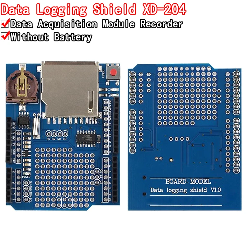 XD-204-Data-Logger-Module-Logging-Recorder-Shield-V1-0-for-Arduino-UNO ...