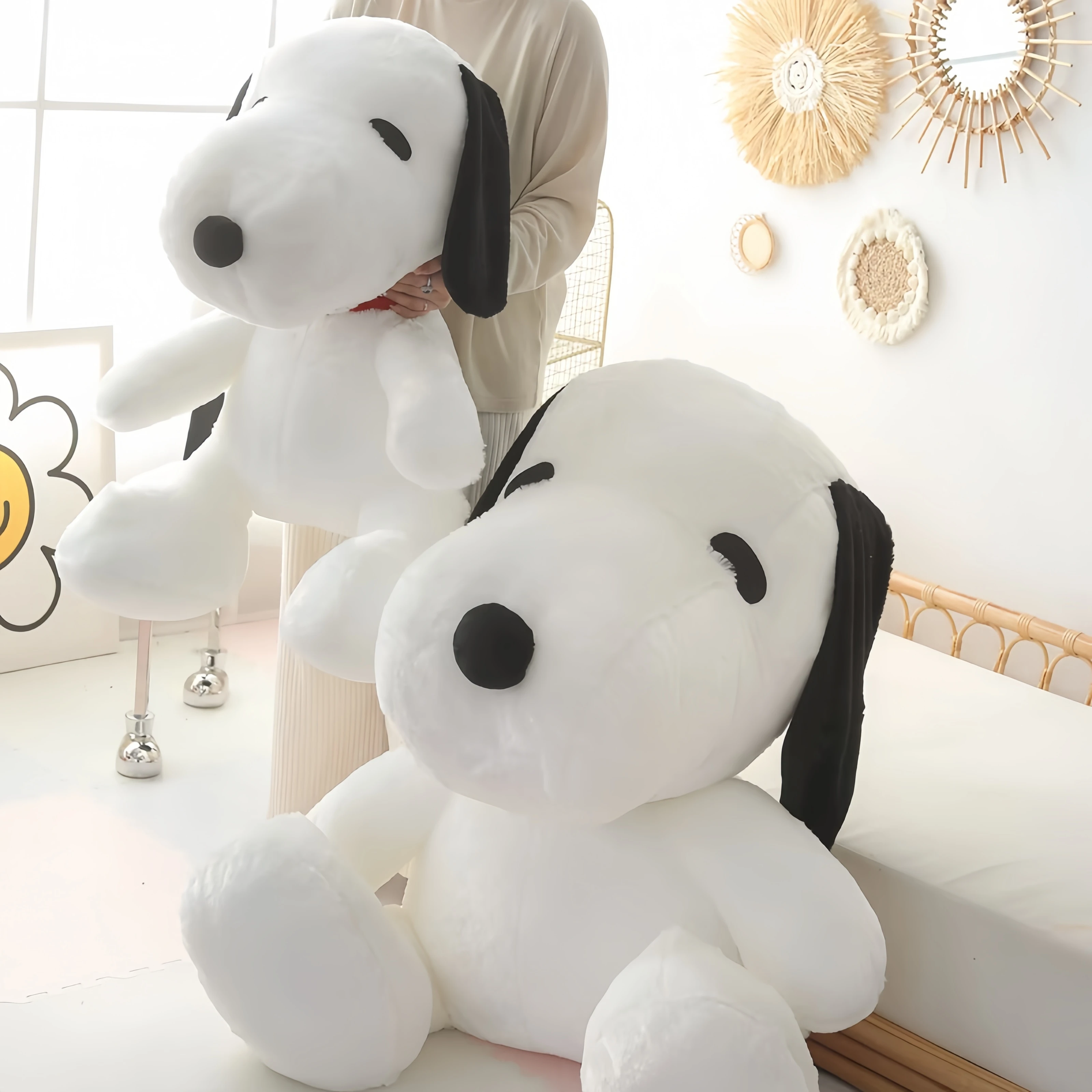 Big-Size-MINISO-Snoopy-Plush-Toy-Kawaii-White-Dog-Toy-Snoopy-Pillow ...