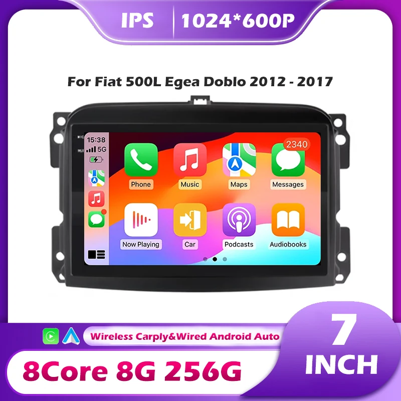 Android 16 Car Radio For Fiat 500L Egea Doblo 2012-2017 Multimedia ...
