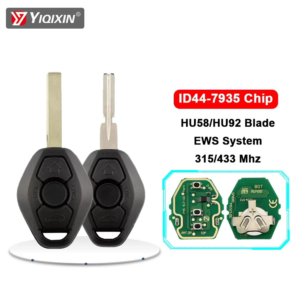 Remote Car Key For BMW X5 E53 X3 E83 E38 Z3 E60 E39 E46 Z4 Z1 Z2 Z5 E65 ...