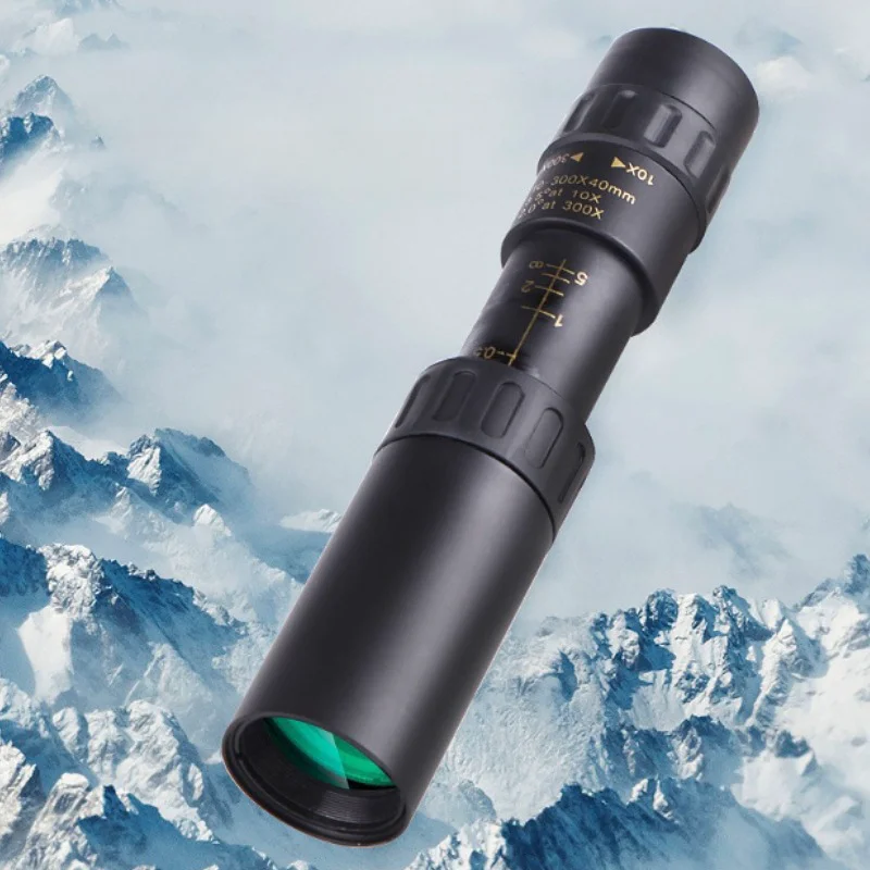 10-300x40-Monocular-Telescope-Portable-All-Metal-Telescopic-Zoom-Can-Be ...