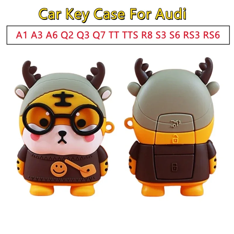 Cartoon-Tiger-Car-Key-Case-For-Audi-A1-A3-A6-Q2-Q3-Q7-TT-TTS-R8.jpg