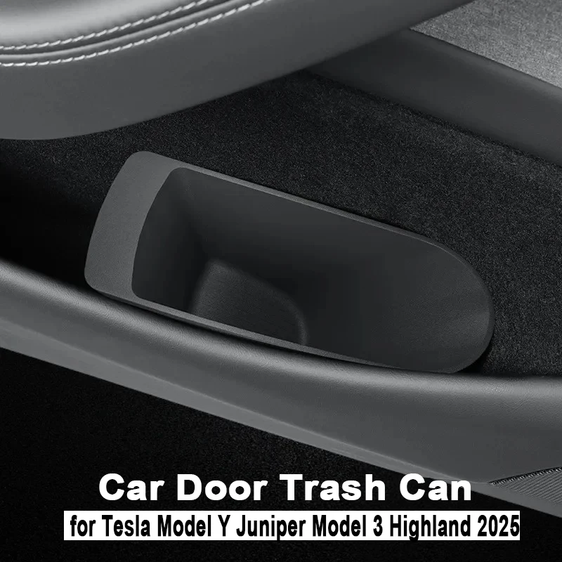 Car Door Trash Can for Tesla Model Y Juniper Model 3 Highland 2025 ...