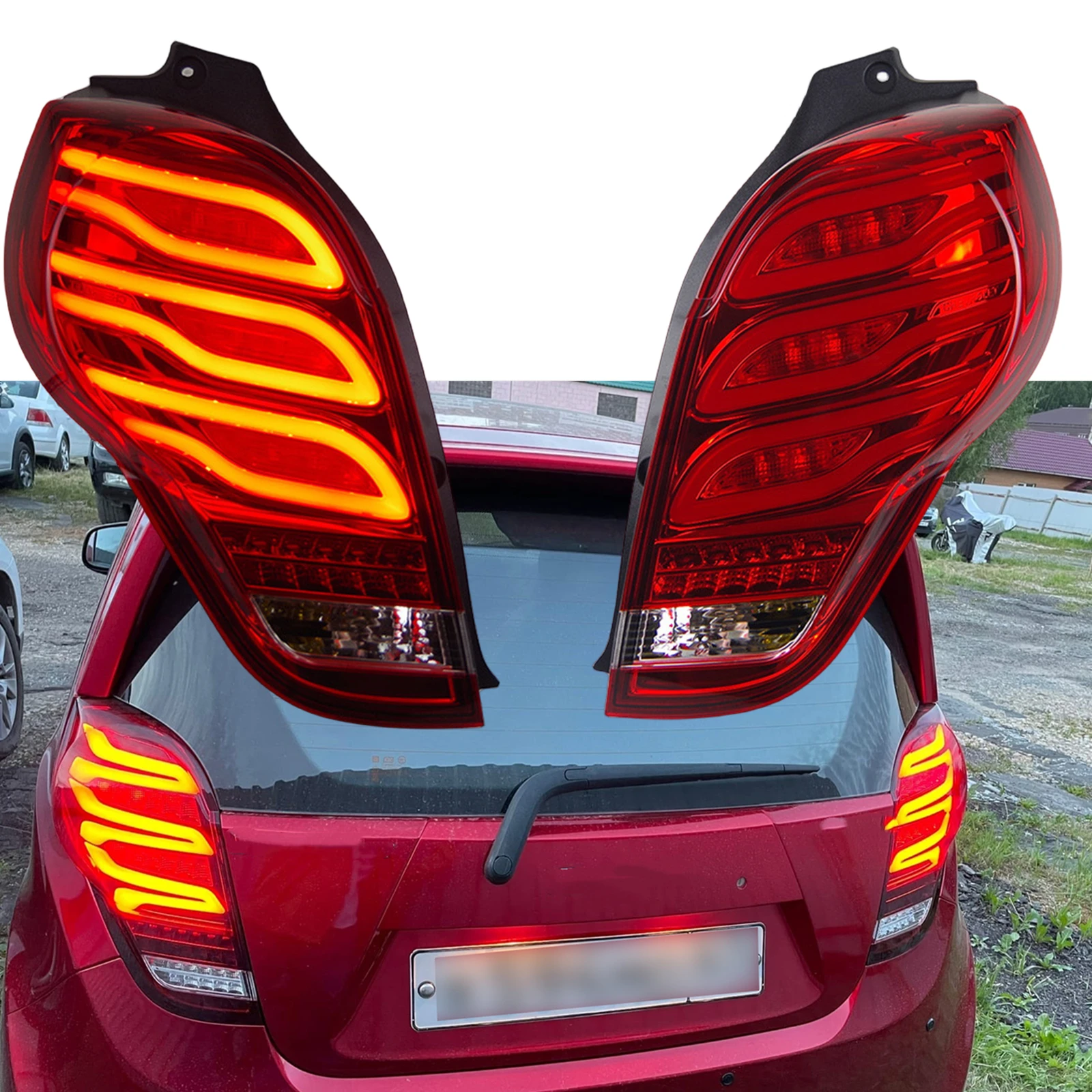 Tail-Lights-Assembly-For-Chevrolet-Spark-2011-2012-2013-2014-Car-Rear ...