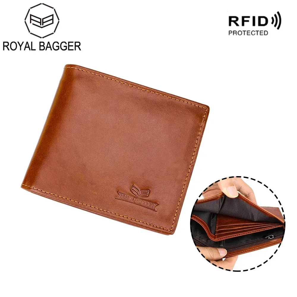 Royal-Bagger-RFID-Blocking-Short-Wallets-for-Men-Crazy-Horse-Leather ...