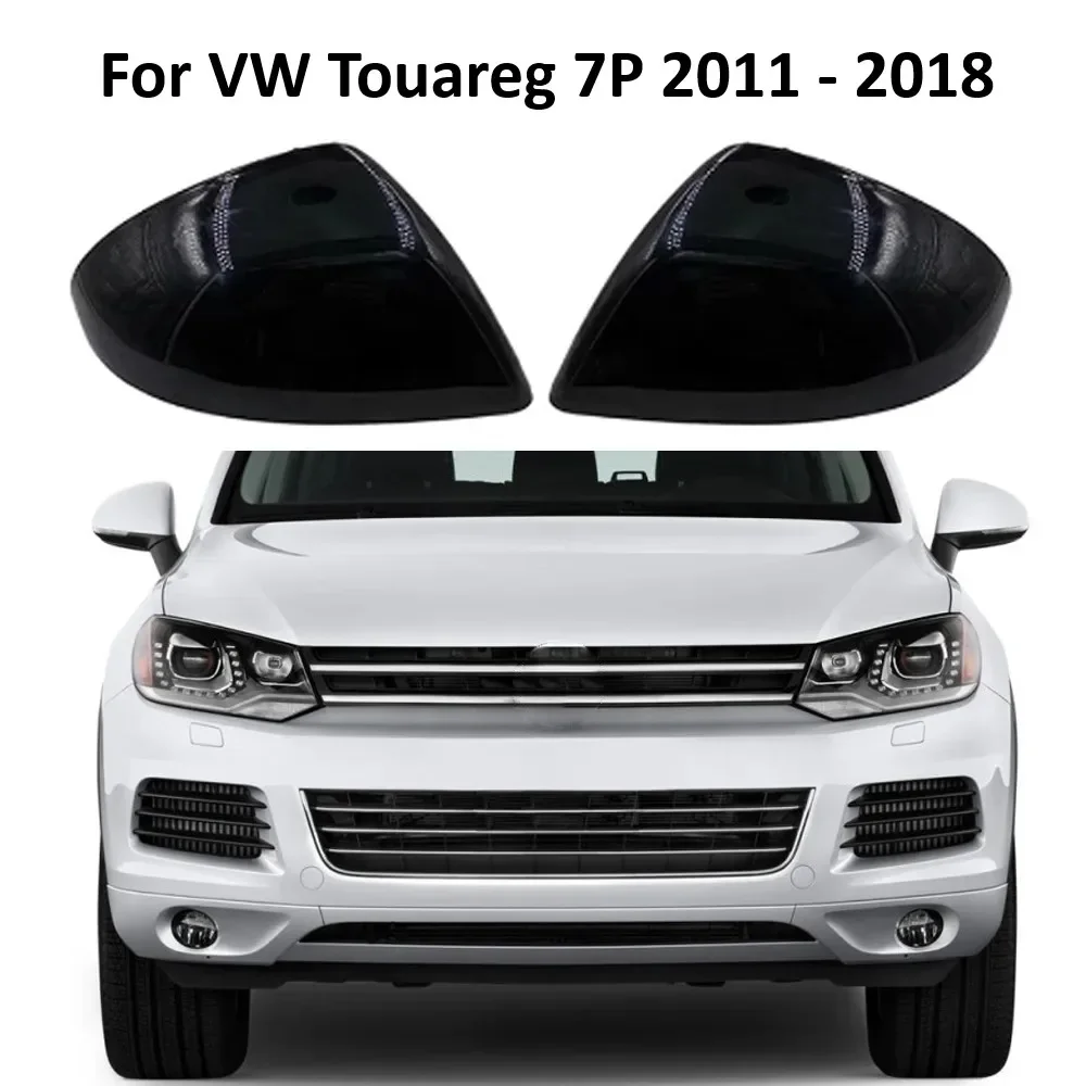 For VW Touareg 7P 2011 - 2018 Gloss Black ABS Car Styling Exterior Rear ...