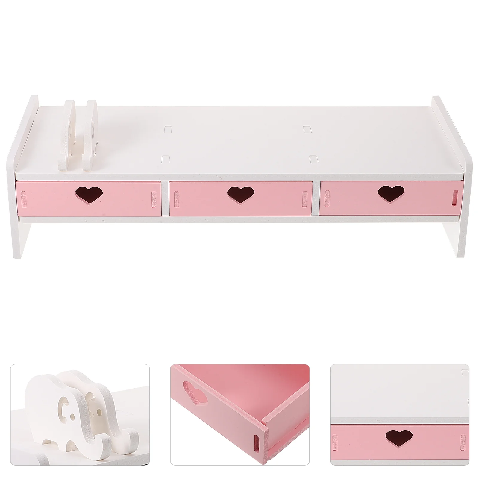 Monitor-Stand-Laptop-Riser-Shelf-with-Organizer-Drawer-Computer-Rack ...