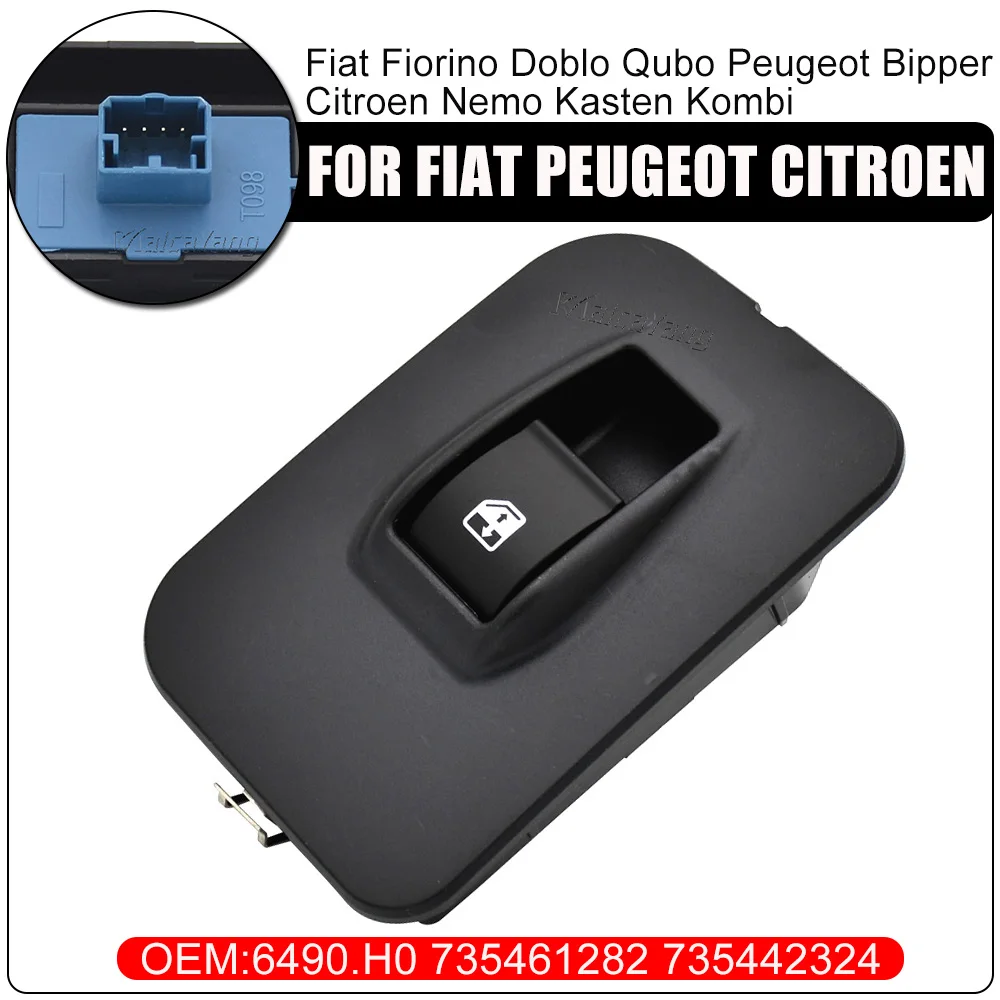 Car Accessories Electric Window Control Switch Button For Fiat Fiorino ...