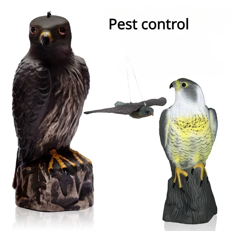 Garden Artificial Eagle Birds Decoy Hawk Simulation Model Scarer ...
