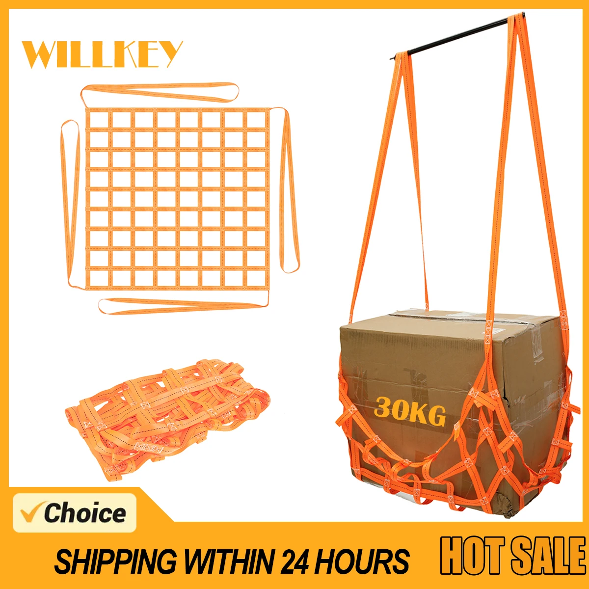 1x1M-Cargo-Lifting-Net-Sling-Hoisting-Resistance-for-Heavy-Objects ...