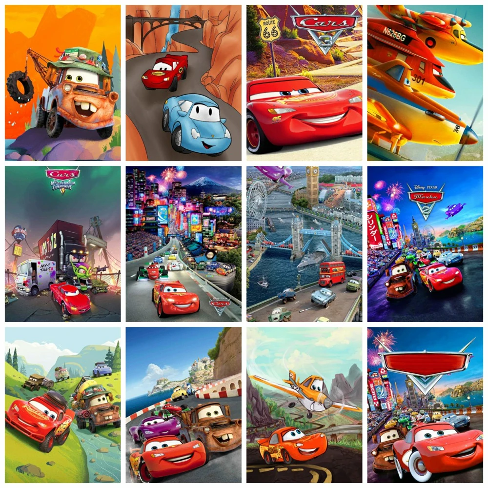 Car 3 Lightning McQueen Deviant Art: The Ultimate Diamond Painting ...