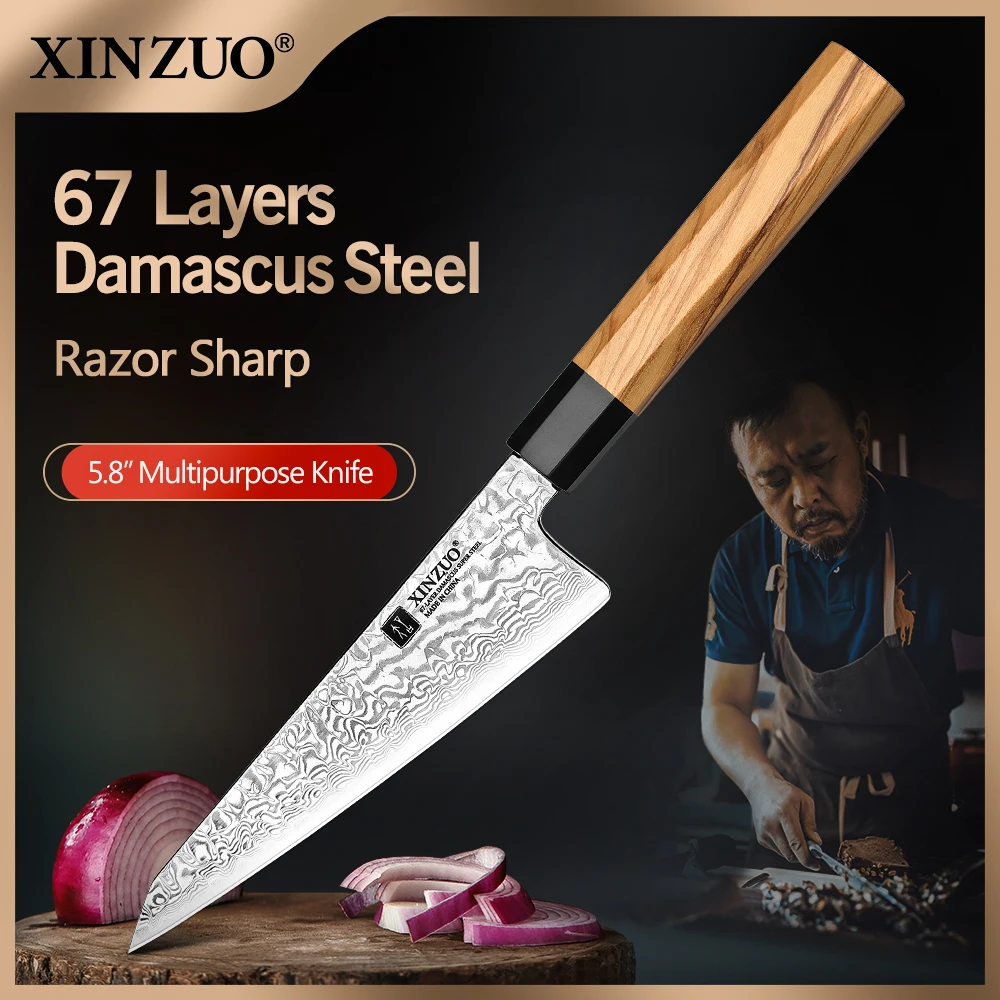 XINZUO-5-8-inch-Multi-purpose-Knife-67-Layer-Custom-Damascus-Steel ...