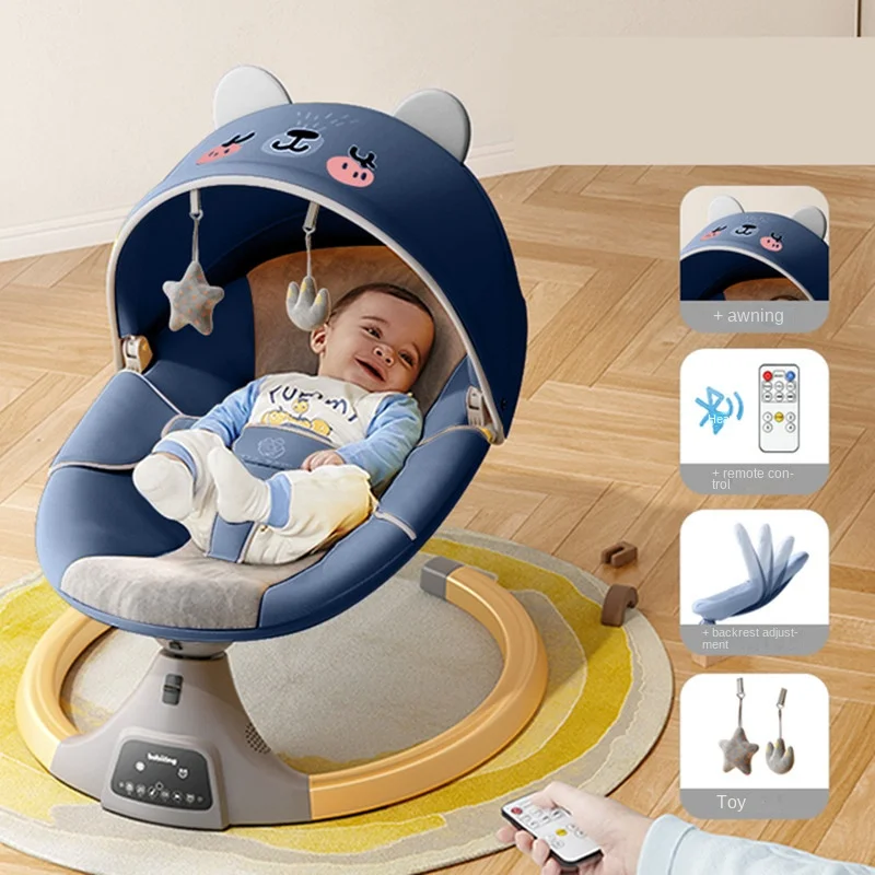 0-3-Years-Baby-Rocking-Bed-Newborn-MultiFunction-Electric-Rocking-Chair ...