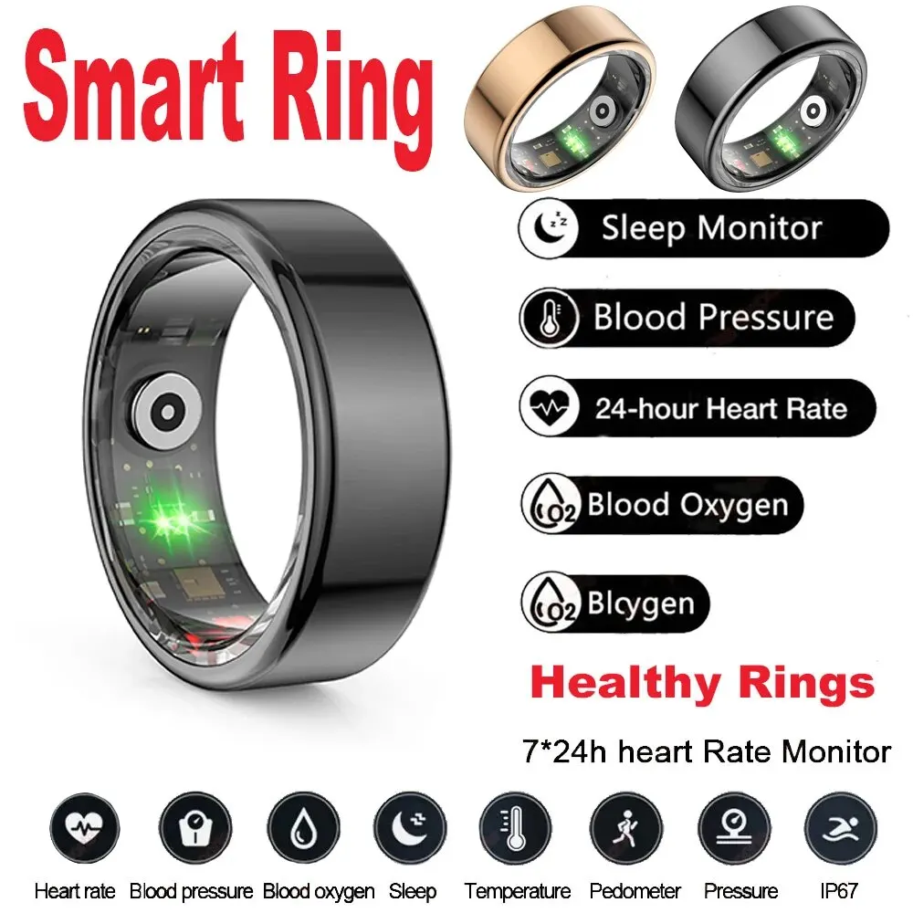 5ATM-Waterproof-Smart-Ring-For-Men-Women-Health-Monitoring-100-Sport ...