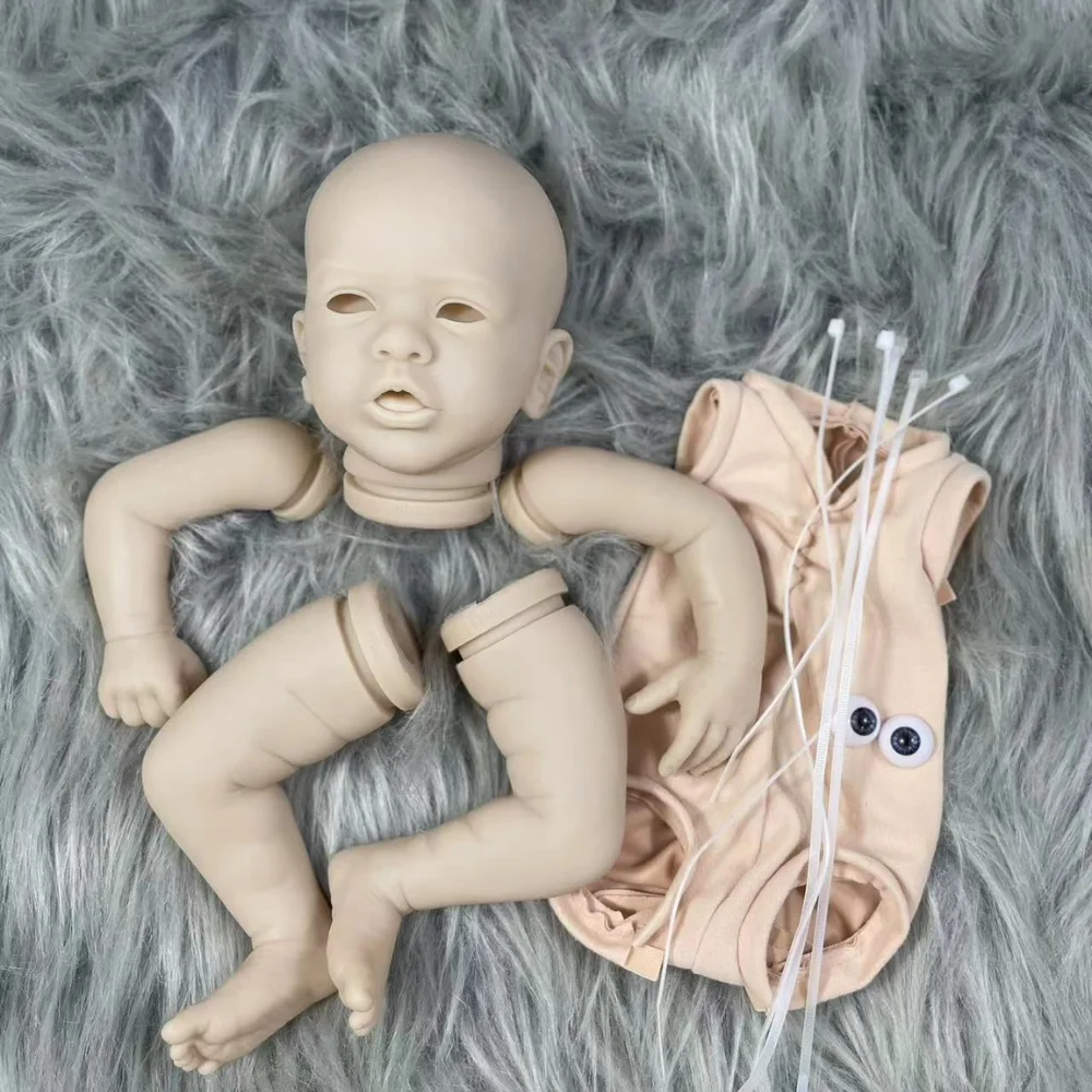 MRB 19 Inch Vinyl Reborn Doll Kit Aleyna Lifelike Unfinished Unpainted ...