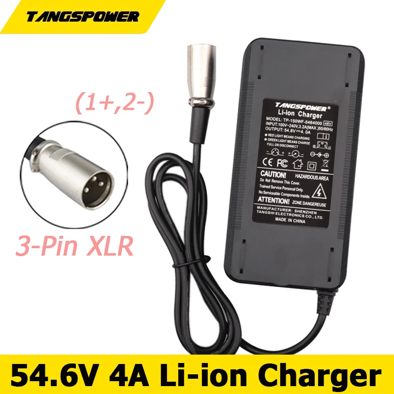 54-6V-4A-Lithium-Battery-Charger-For-48V-4A-Li-ion-Battery-Pack-Charger ...