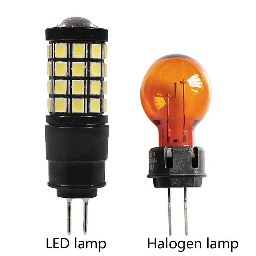 1 Pair Halogen HPY24W Lamp HP24W LED Bulbs For Peugeot 3008 5008 ...