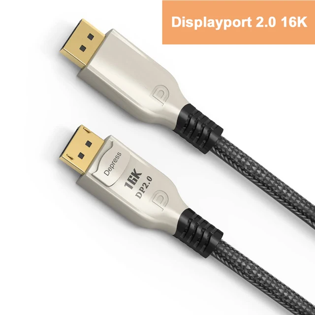 DisplayPort 2.0 Cable DP HDR High Speed Converter DisplayPort Male to ...